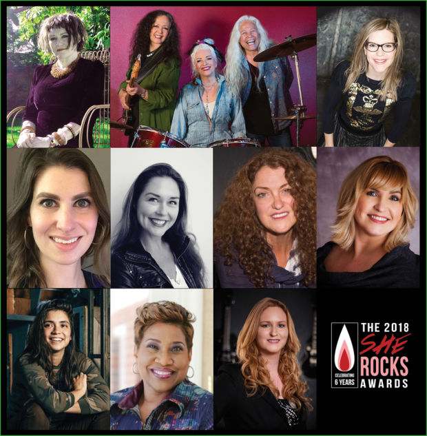2018 She Rocks Awards Honorees Announced | Pro Music News