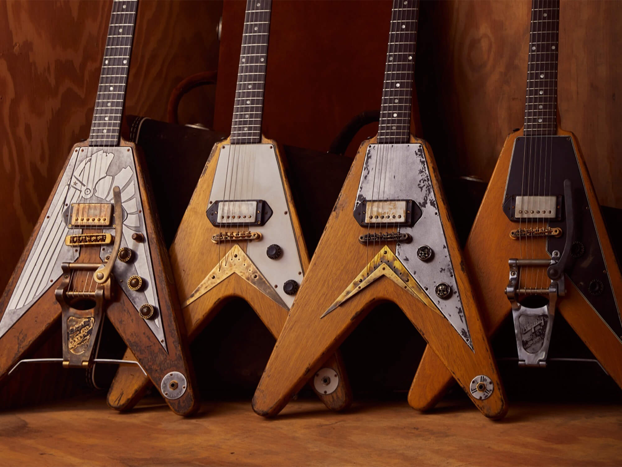 Gibson debuts the Master Artisan Collection with 10 Flying Vs designed ...