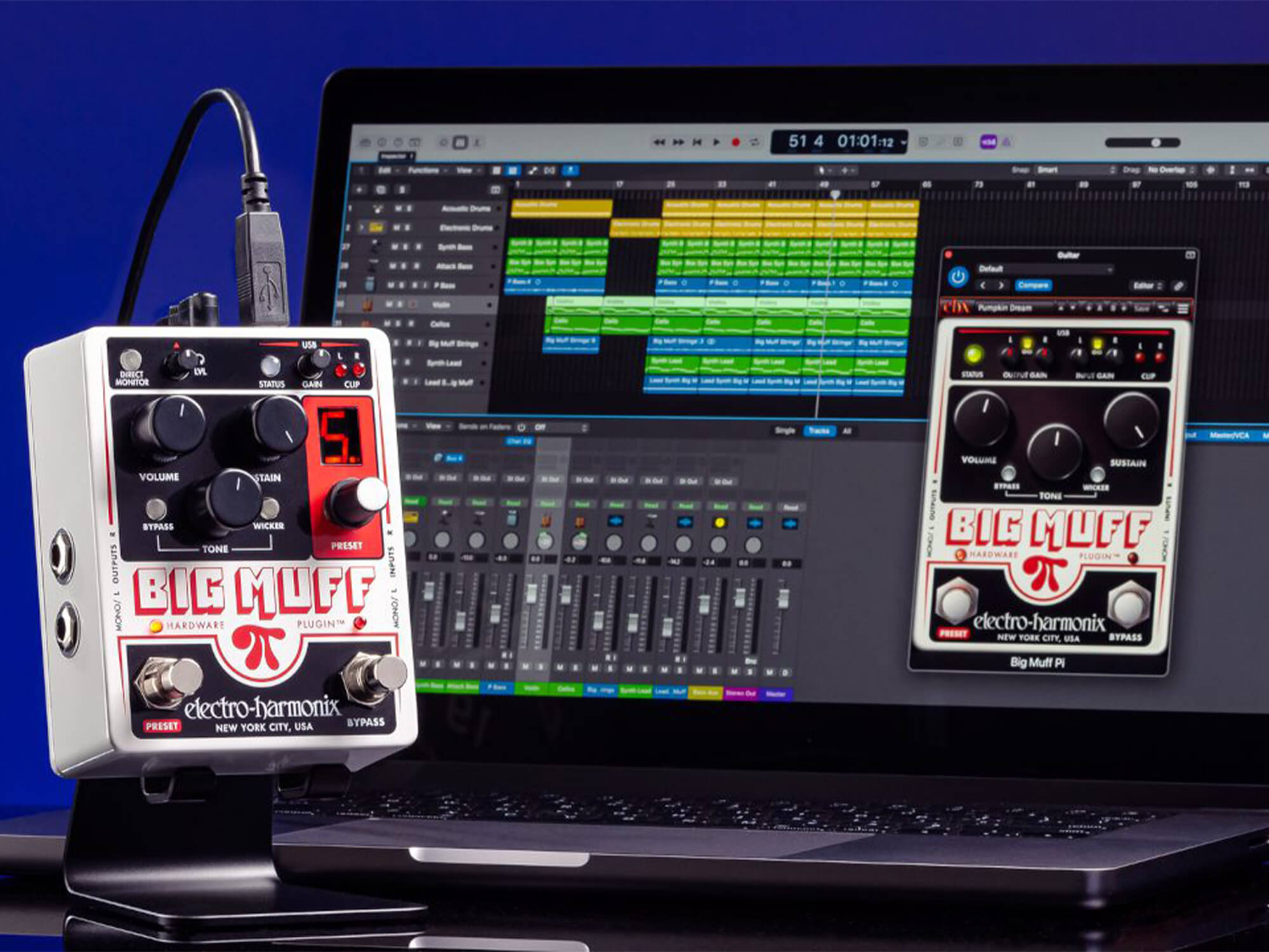 Electro-Harmonix marries analogue with digital with the Big Muff Pi ...
