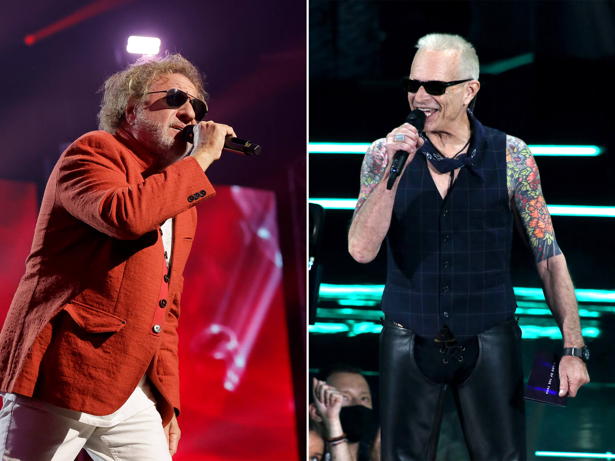 David Lee Roth appears to take aim at Sammy Hagar and Gary Cherone in ...
