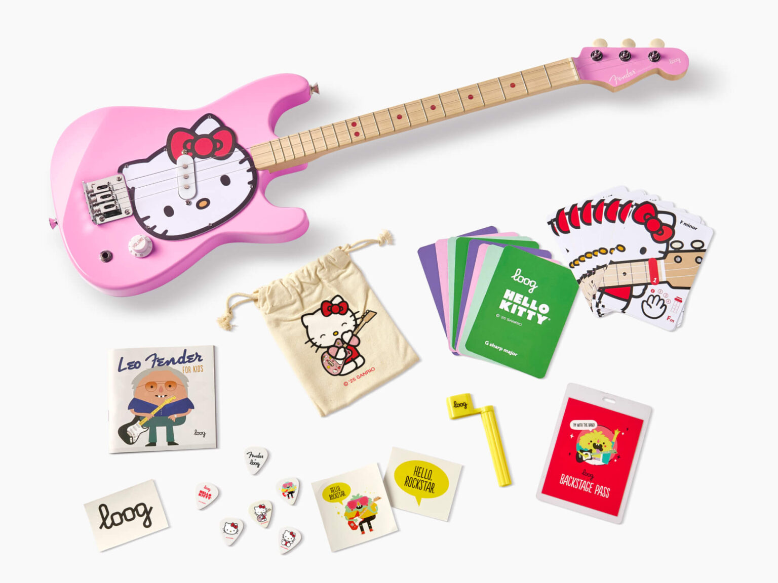 These Hello Kitty-branded Loog guitars are the most adorable ...