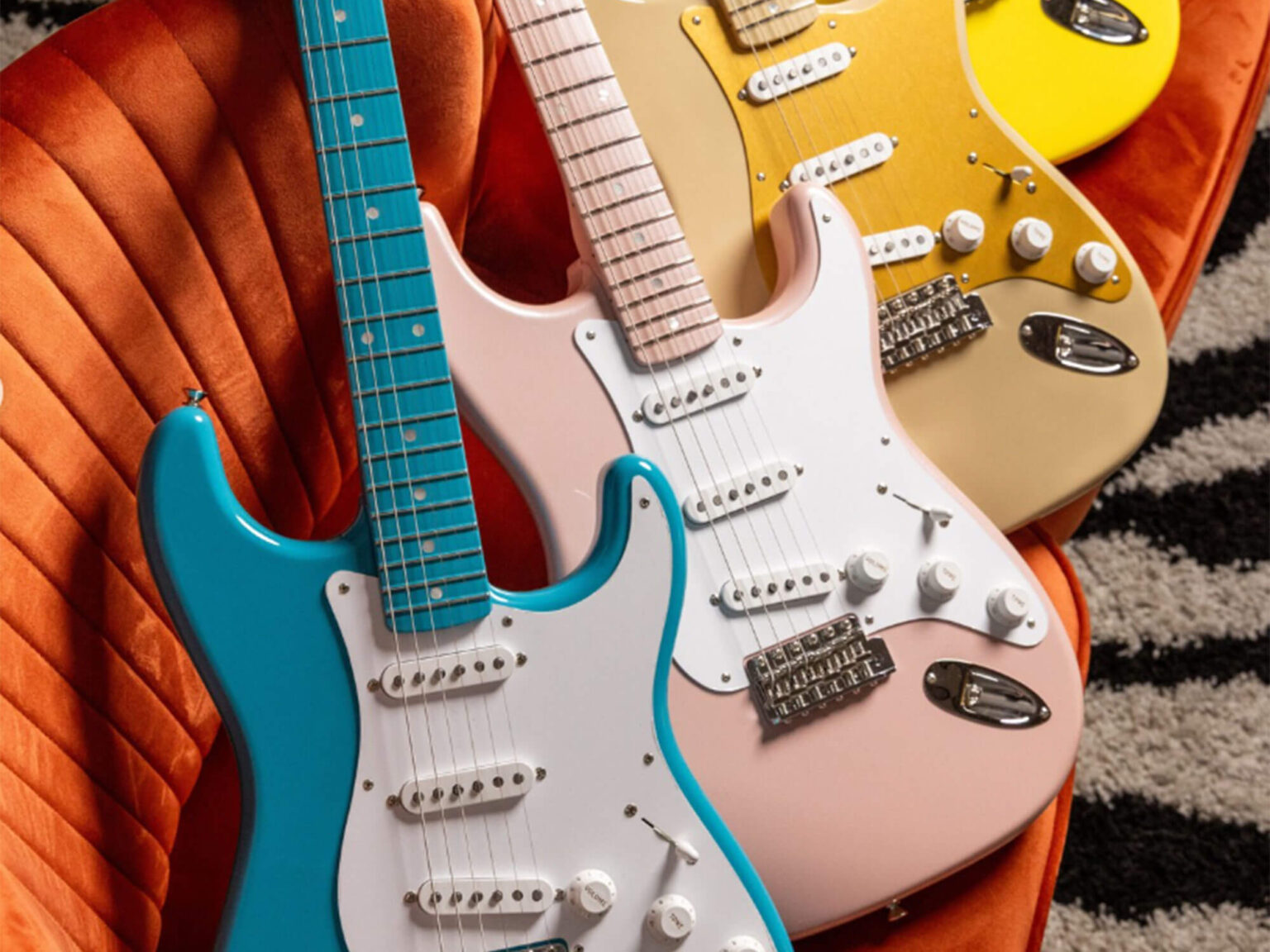 These Custom Shop ‘57 Fender Strats with matching painted necks are ...